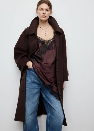 Mango Collier long combin&eacute; or - Femme - Taille unique - MANGO