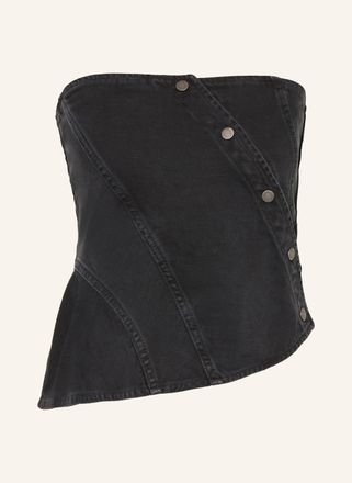 Haikure Haikure Cropped-Top Twist Bull schwarz