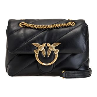 Pinko Pinko, Femme, Sacs, Noir, Taille: ONE Size Mini Love Bag Puff