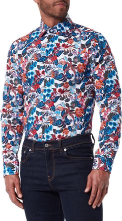 Seidensticker Herren Business Hemd, rot, 44