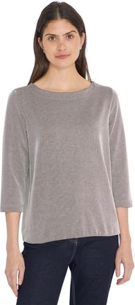 Cecil TOS Vertical Striped T-Shirt Macchiato Brown XXL