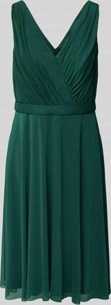 Troyden Collection Cocktailkleid mit V-Ausschnitt
