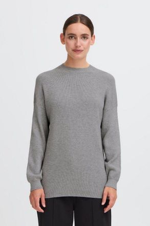 Oxmo Strickpullover OXFansy Modischer Strickpullover aus Viskose-Mischung