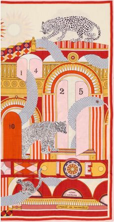 Inou&iuml; Editions Inoui Editions Tuch Taj Mit Seide weiss