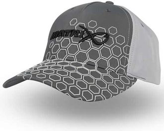 Fox Matrix Hex Print Baseball Cap Grey - Angelcap, Cappy f&uuml;r Angler, Anglercap