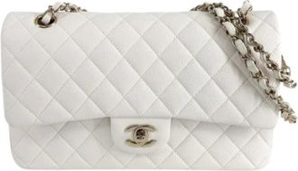 Chanel Pre-owned Sac Bandouli&egrave;re Matelass&eacute; - Femme - Pre-owned - Blanc - Taille: ONE Size