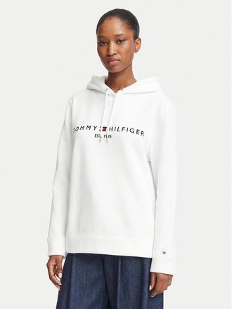 Tommy Hilfiger Sweatshirt Heritage WW0WW31998 Wei&szlig; Regular Fit