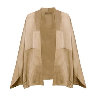 Cortana Opalo Kimono-Jacke - - Blouses & Shirts - Damen - Beige - ONE SIZE
