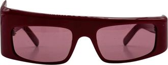 GCDS Gcds, Femme, Accessoires, Rouge, Taille: ONE Size Lunettes de soleil