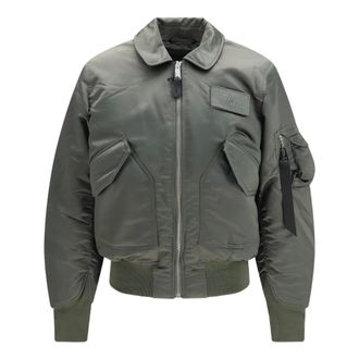 Alpha Industries Veste Bomber Cwu-45/P Base UV Loose - Homme - Vestes - Vert - Taille: M