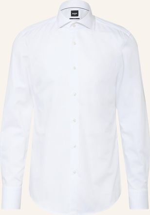 HUGO BOSS Hemd Hank Slim Fit weiss