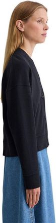 Marc O'Polo Sweatjacke mit Rippstrick-Bund