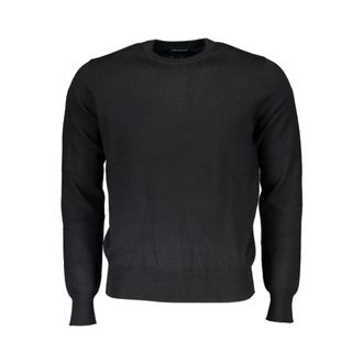 North Sails Luxuri&ouml;ser Schwarzer Rundhalspullover - - Knitwear - Herren - Schwarzk - 2XL