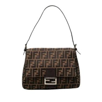 Fendi Pre-owned Sac bandouli&egrave;re vintage en toile - Femme - Pre-owned - Brun - Taille: ONE Size