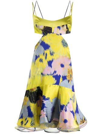 Silvia Tcherassi robe Analissa à détails de découpes - Multicolore