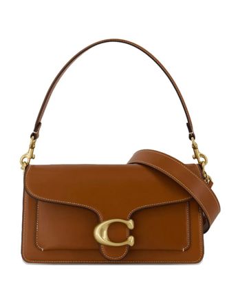 Coach Tabby Schultertasche mit Logo-Schild 26cm - Braun