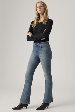 Levi's Jean 725 Taille Haute Bootcut - Femme - Dark Wash / Tore It Up - 23X30
