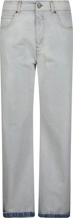 Pinko Pinko, Femme, Jeans, Gris, Taille: W29 Wanda Waist Down Wide Leg