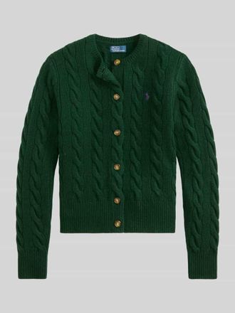 Polo Ralph Lauren Regular Fit Strickjacke aus Wolle mit Kaschmir-Anteil