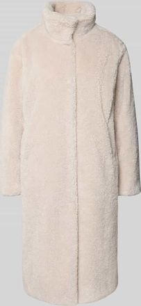 White Label Regular Fit Mantel aus Teddyfell mit Stehkragen