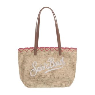 MC2 Saint Barth Rafiya Shopping Bag - - Bags - Damen - Beige - ONE SIZE