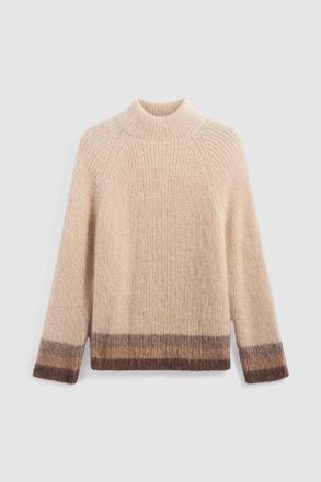 Gerard Darel Pull &eacute;pais &agrave; col montant et lurex - ROLA - Beige ros&eacute;