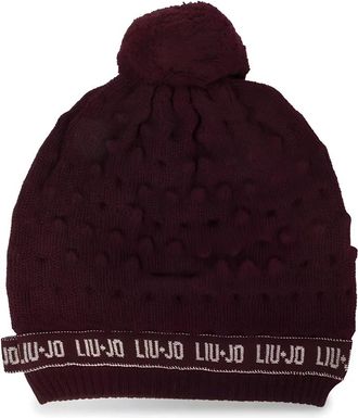Liu Jo Wool Beanie - - Accessories - Damen - Rot - ONE SIZE