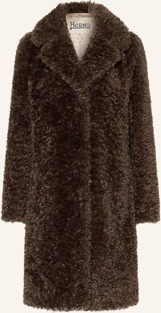 Herno Herno Teddyfell-Jacke braun