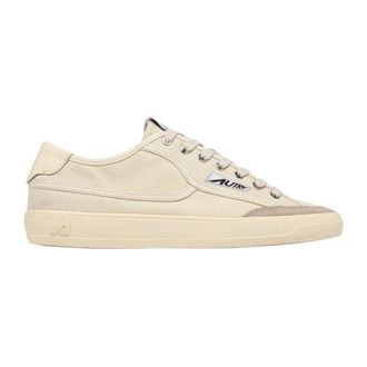 Autry Femme, Chaussures, Beige, Taille: 39 EU Windscape Low Canvas Baskets