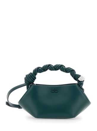 Ganni Top Handle Bag - Green