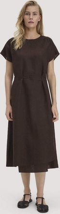 Hessnatur A-Linien-Kleid aus reinem Leinen (1-tlg)