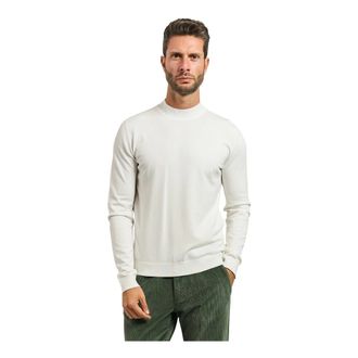 HUGO BOSS Homme, Pulls, Blanc, Taille: 2XL Pull Blanc avec Col Haut