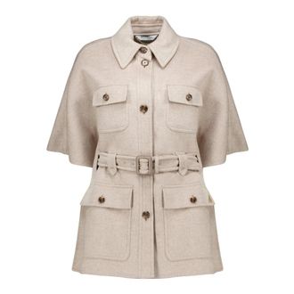 Max Mara Capes - Femme - Vestes - Beige - Taille: 38/40 FR