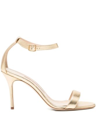Manolo Blahnik sandales Chaos 90 mm - Or