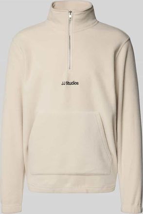 Jack & Jones Fleecepullover mit Känguru-Tasche Modell SOHO HALFZIP FLEECE