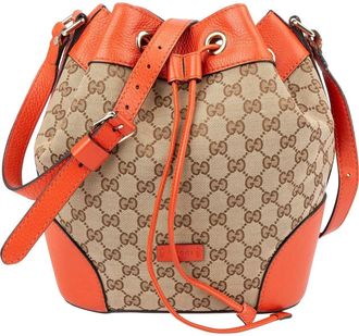 Gucci Crossbody Bags - Gucci GG Monogram Bucket Crossbody Bag - Gr. unisize - in Bunt - f&uuml;r Damen