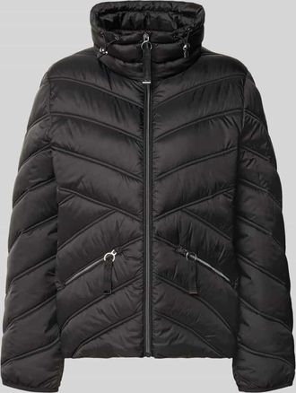 Christian Berg Steppjacke mit Stehkragen und Rei&szlig;verschlusstaschen