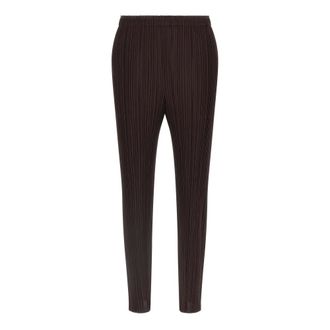 Issey Miyake Damen, Hosen, Braun, LGröße