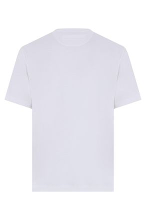 Ermenegildo Zegna Mens Cotton T-Shirt White T-Shirts And Polos