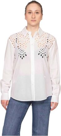 Moschino Femme, Blouses et Chemises, Blanc, Taille: 38 FR Camicia 0002