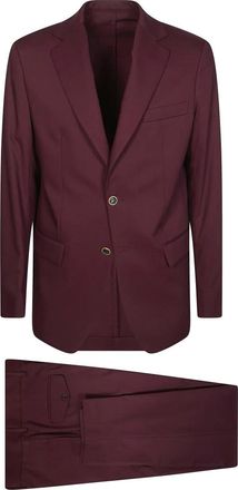 Mars&eacute;m Marsem, Homme, Costumes, Rouge, Taille: XL Abito MP Slim Pantalone New Slim