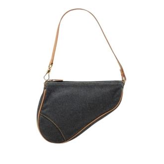 Dior Pre-owned Saddle Pochette - - Pre-owned - Damen - Blau - ONE SIZE
