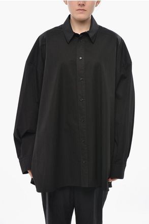 Wardrobe.NYC Lightweight Cotton Oversize Fit Shirt Gr&ouml;&szlig;e Xs