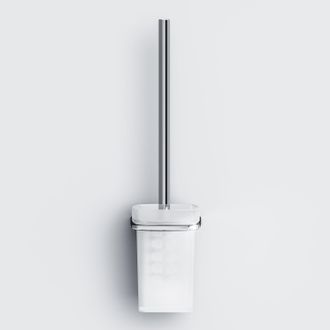 AM.PM Toilettenb&uuml;rste und B&uuml;rstenhalter,WC-Toilettenb&uuml;rstensets f&uuml;r Badezimmer mit Edelstahlgriff und Geh&auml;rteter Glasschale,Wanddesign,AIB33400 AM.PM Inspir