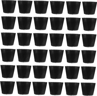 Happyyami 100St Tasche wachsen Baum wiederverwendbar Gartentaschen Trog Sämlingstablett Gartenarbeit gartenvliese blumtöpfe blummentopf einmachgläser Pflanzscha