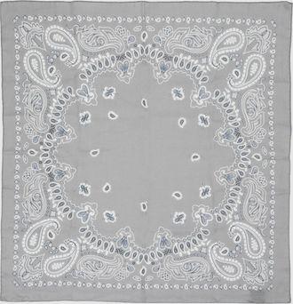 Destin Foulard Bandana Grey & Blue
