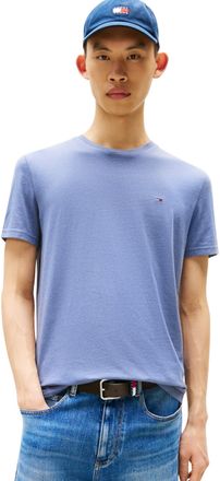 Tommy Jeans Herren TJM Xslim Jaspe Htr Tee EXT Dm0dm20363 S/S T-Shirt, Grey (Blue Moment Htr), 4XL EU