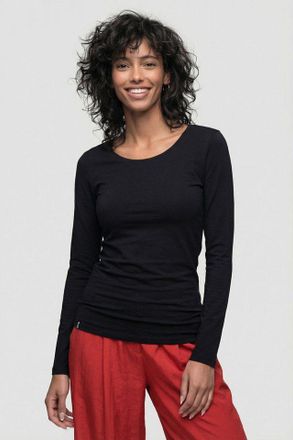 Alife And Kickin Langarmshirt leichtes Jersey-Oberteil aus Baumwolle mit Rundhals