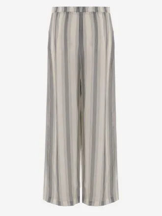 Frankie Shop Womens Trousers Cupro Grey