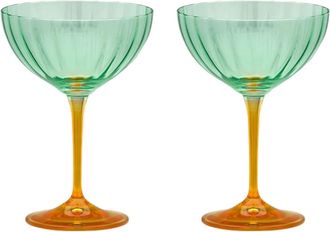 Anna + Nina Coupes &agrave; champagne Jazzy - Set de 2 Anna + Nina